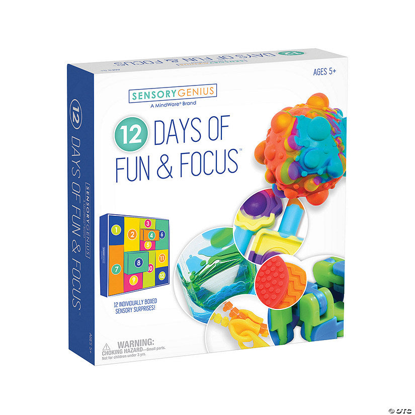 Sensory Genius 12 Days of Fun & Focus Fidget Toy Set – Brain Work Panama