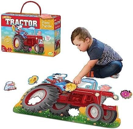 Tractor 47 PCS - Giant Tractor Puzzle – Brain Work Panama